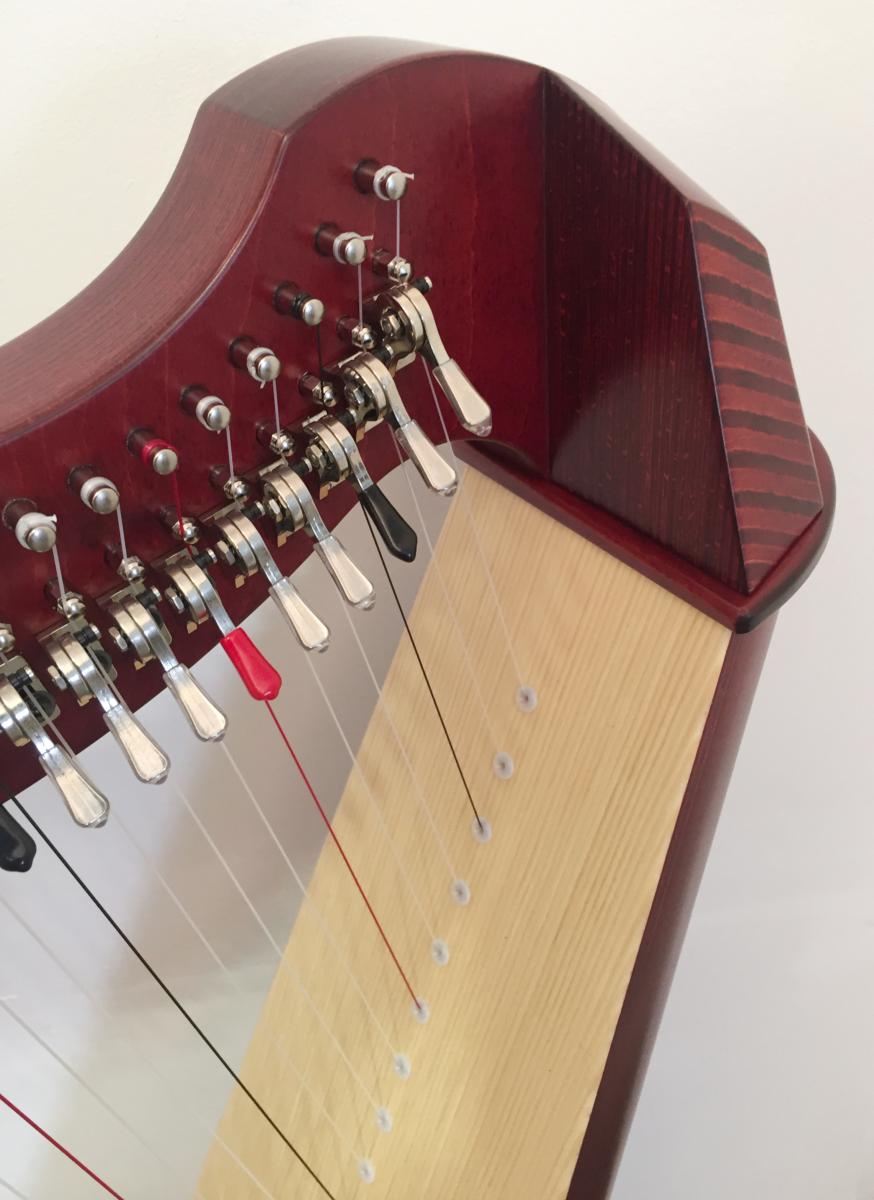 Salvi Mia 34 Mahogany Finish Lever Harp BioCarbon