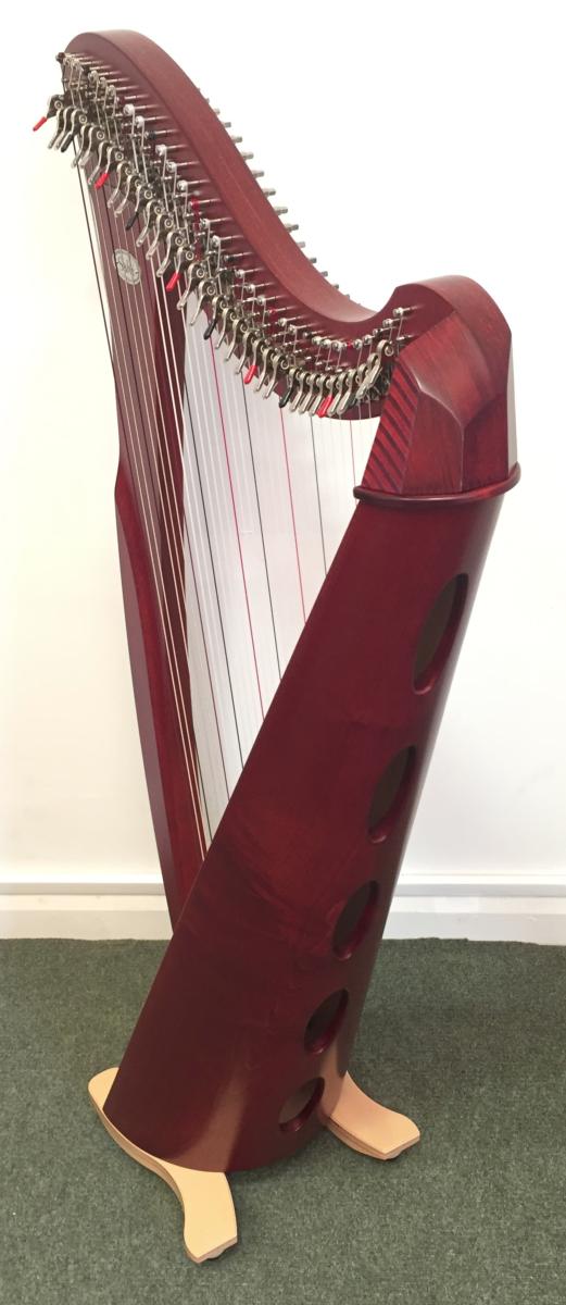 Salvi Mia 34 Mahogany Finish Lever Harp