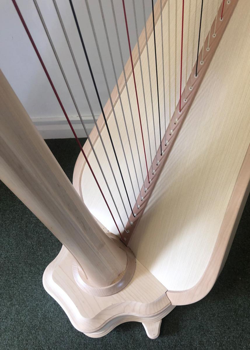 Salvi Daphne 47 SE Pedal Harp: Maple - Due - PTBC