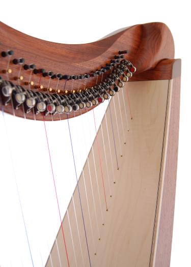 Dusty Strings FH 36 S Lever Harp in Sapele