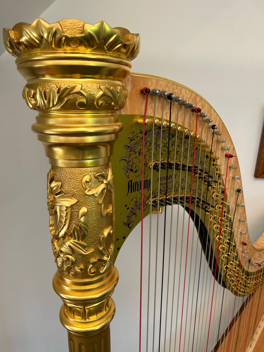 Aoyama Monarch 47 Pedal Harp - 2012 - 2nd Hand