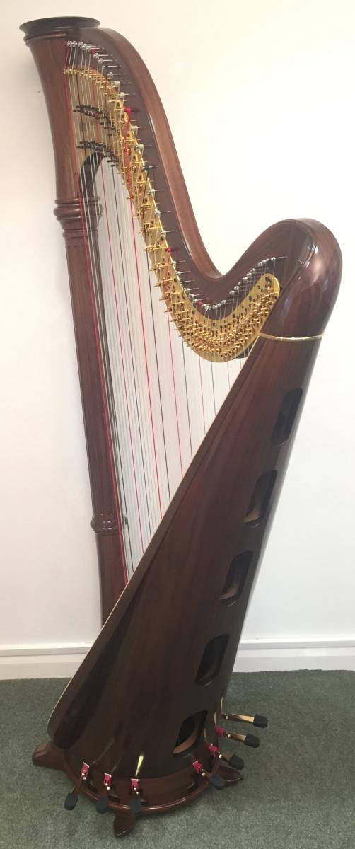 Orpheus 47 Pedal Harp in Walnut - in Stock