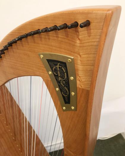 Dusty Strings FH 34 Lever Harp in Cherry