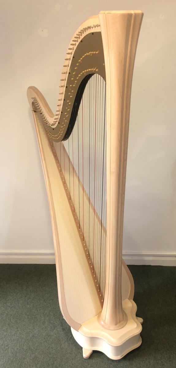 Salvi Daphne 47 SE Pedal Harp: Maple - Due - PTBC