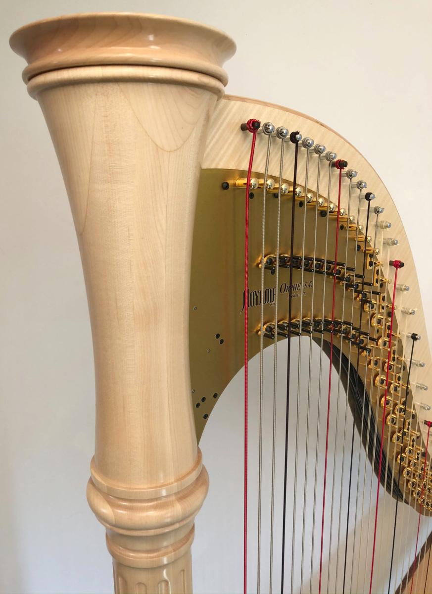 Orpheus 47 Pedal Harp in Maple - in Stock
