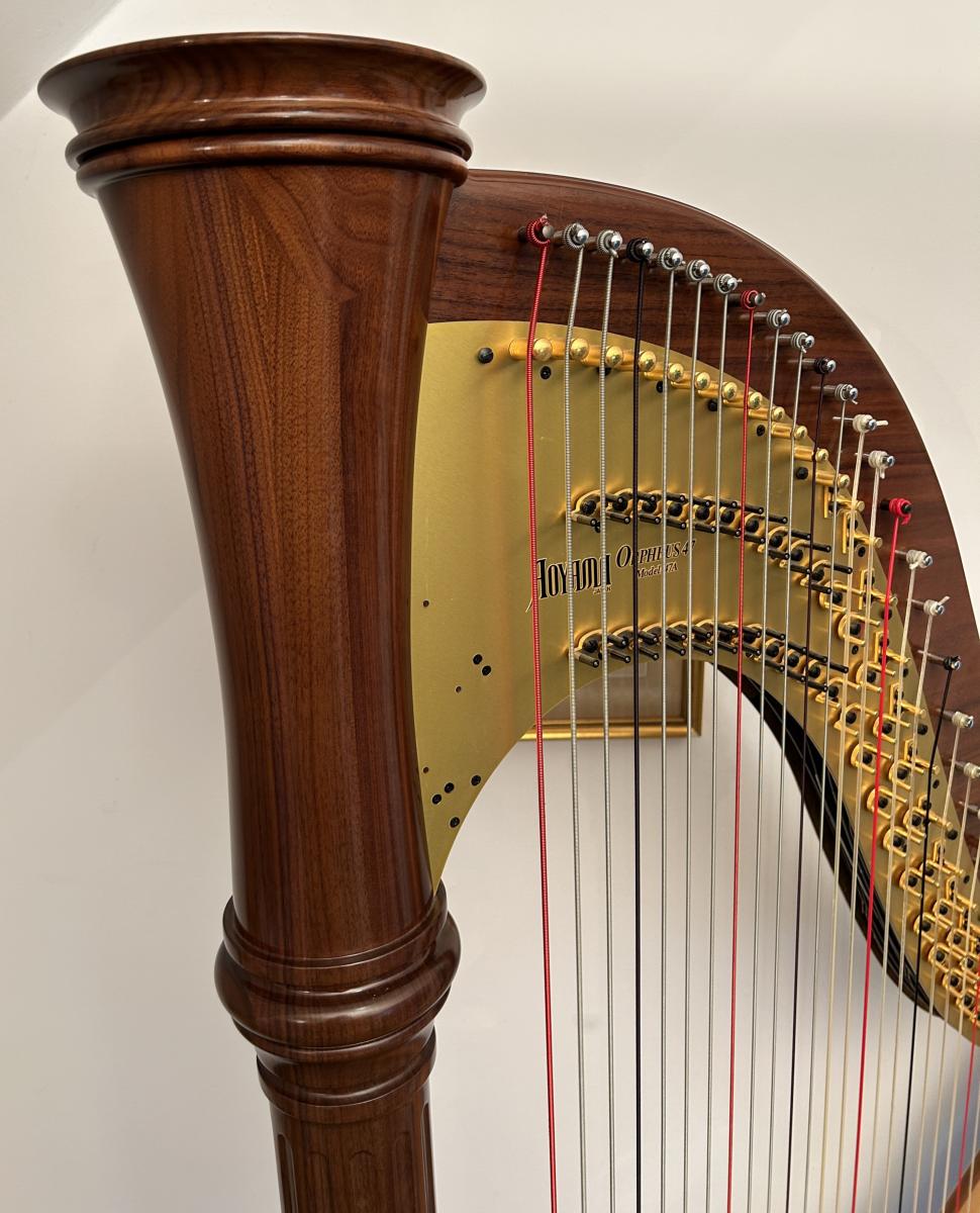 Orpheus 47 Pedal Harp in Walnut - Second Hand 2020