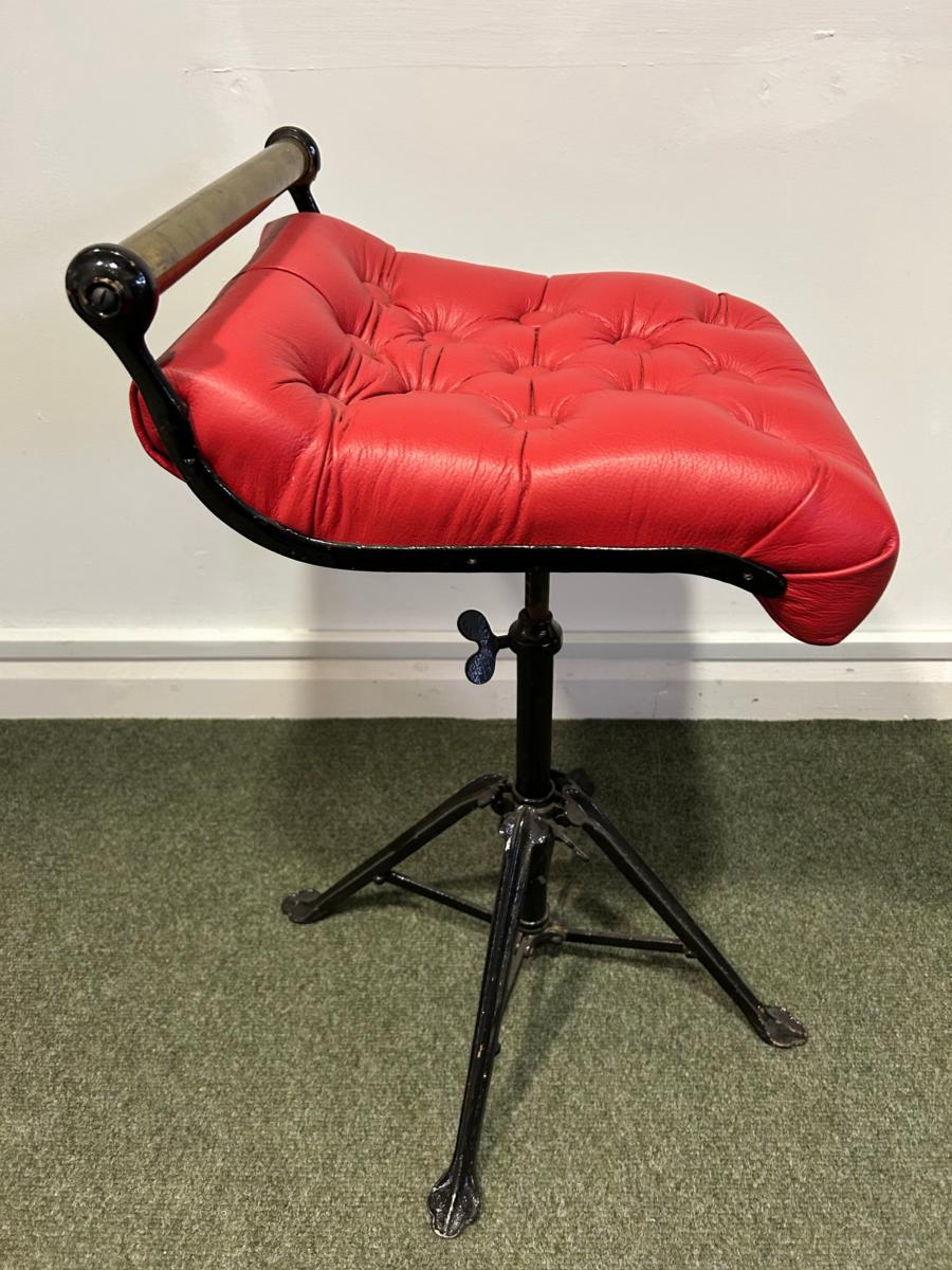 Antique 4 Leg Harp Stool