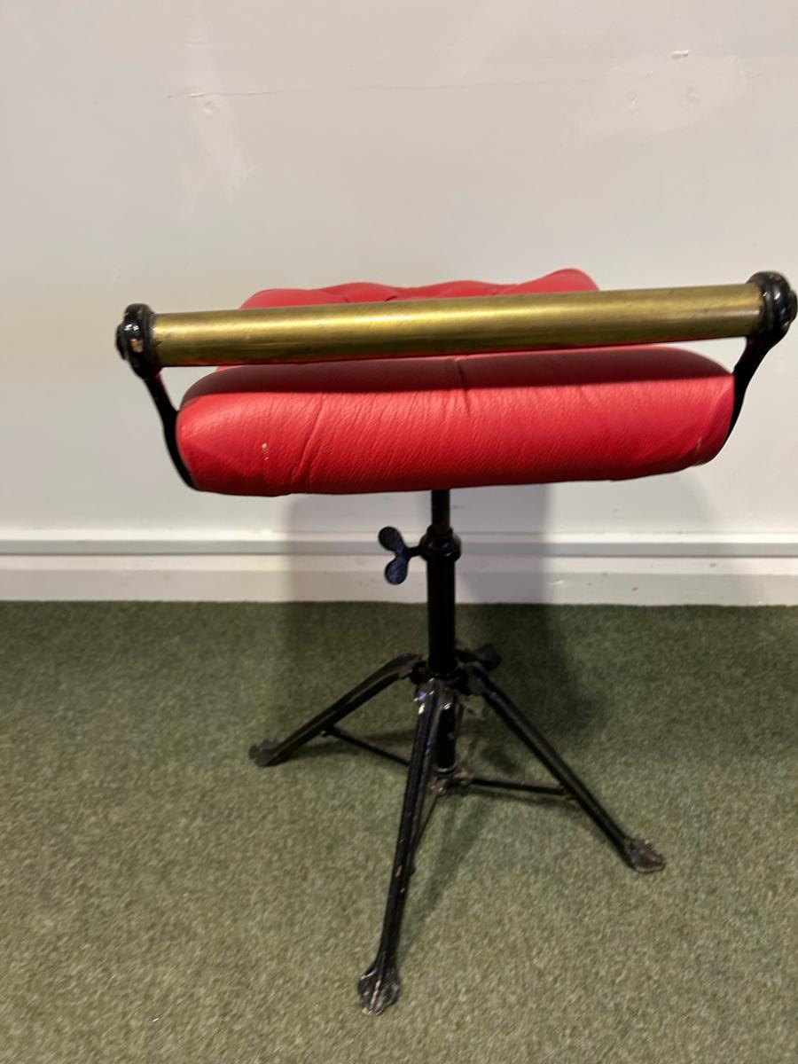 Antique 4 Leg Harp Stool