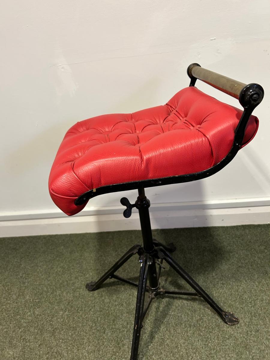 Antique 4 Leg Harp Stool